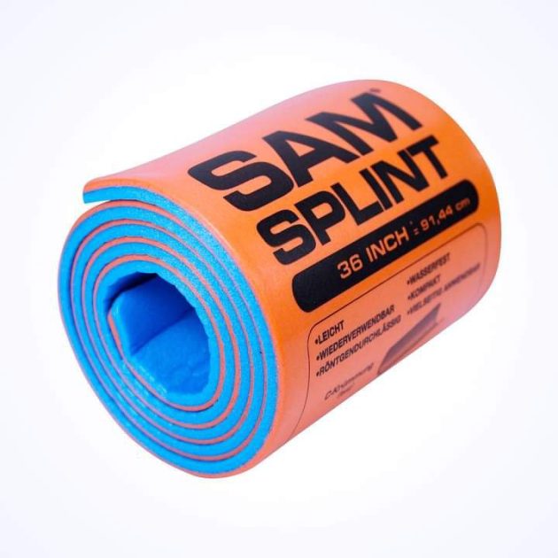 Rolling splint ambulance SAM splint - Safety sasa