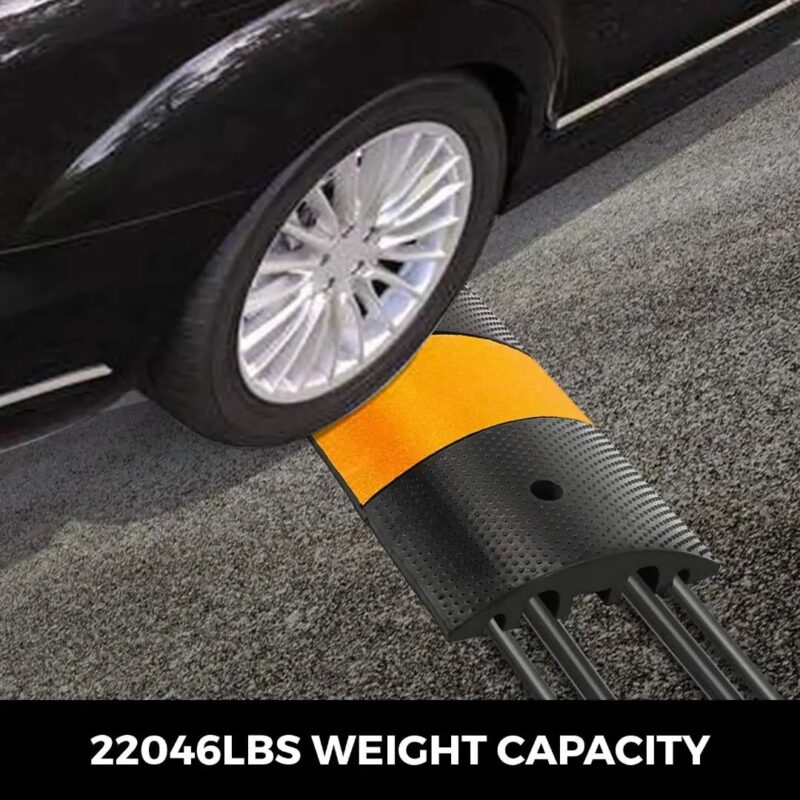 Heavy Duty Speed Rubber Driveway Bump - safetysasa