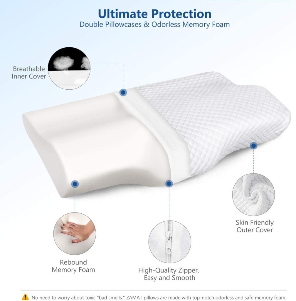 Cervical Contour Neck Pillow - safetysasa